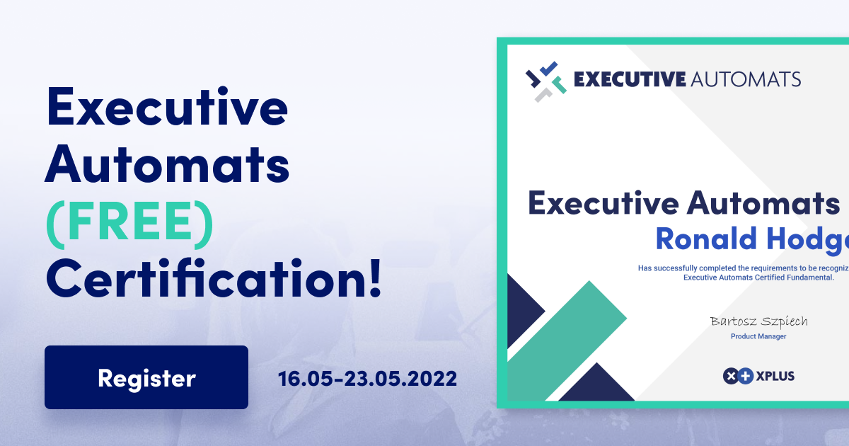 Executive Automats Fundamentals Certification